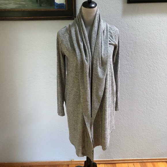 Athleta | Sweaters | Athleta Open Front Wrap Sweater Size S Spacedye ...
